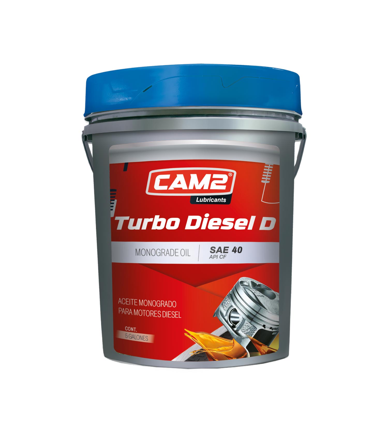 CAM2 TURBO DIESEL D SAE 40 API CF - ISOPETROL
